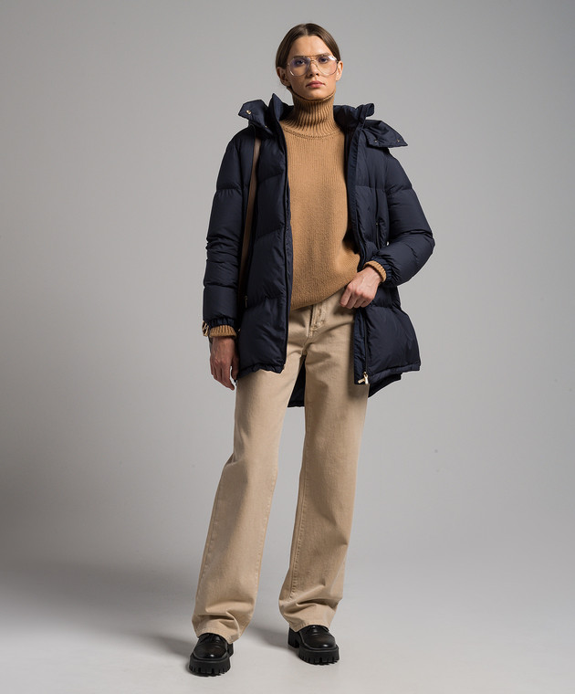 Enrico Mandelli - Blue quilted down jacket A7D0645102 - shop with ...