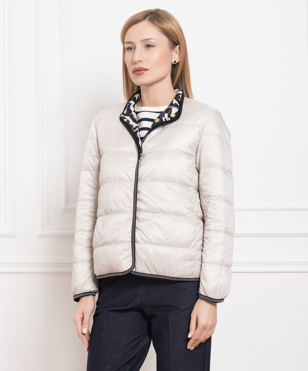 Max Mara - Double-sided Seibi logo print down jacket SEIBI - online ...