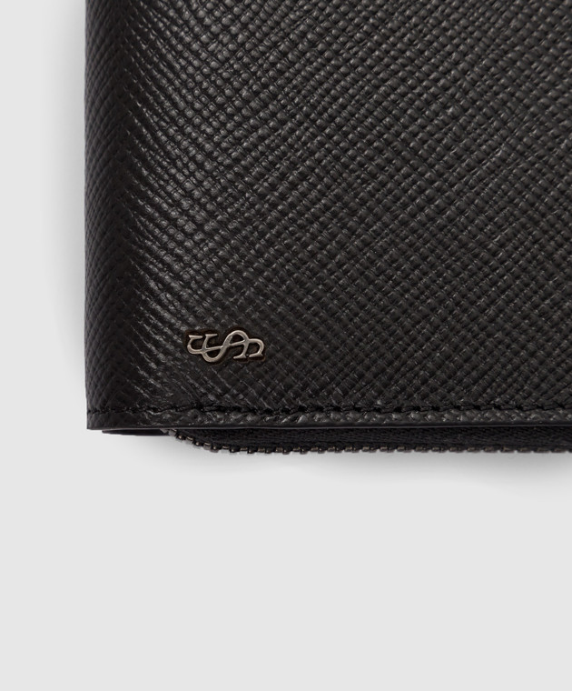 Serapian - Evoluzione leather wallet with logo SREVOMSL703019K292 ...