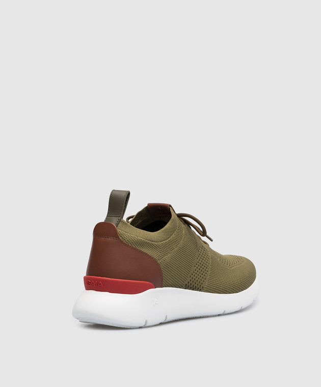 ISAIA - Green sneakers SNKMG3KNT01 - shop with Luxembourg delivery at ...