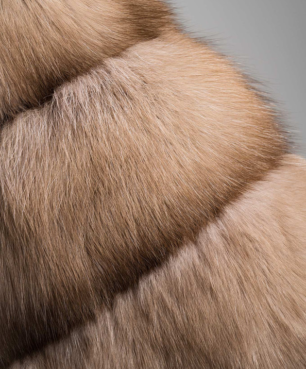 MalaMati - Fur coat made of sable fur with an adjustable bottom ZIBC ...