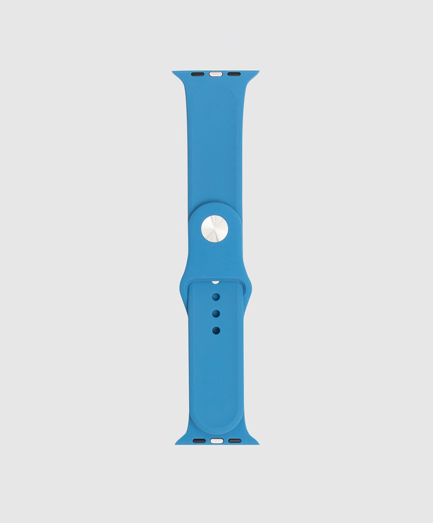 Off-White - Blue iWatch strap with embossed logo OMZG097F22PLA002 ...