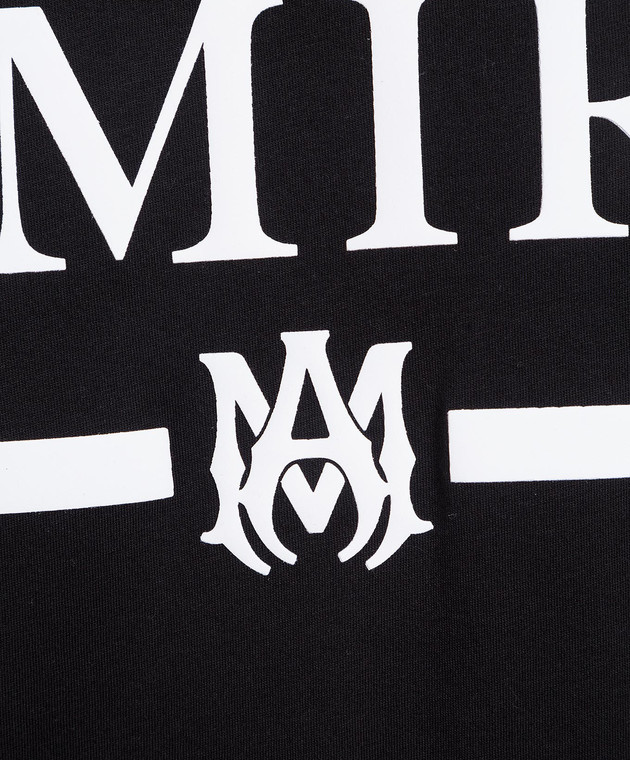 AMIRI - Camiseta negra con logo estampado texturizado PXMJL001 comprar ...