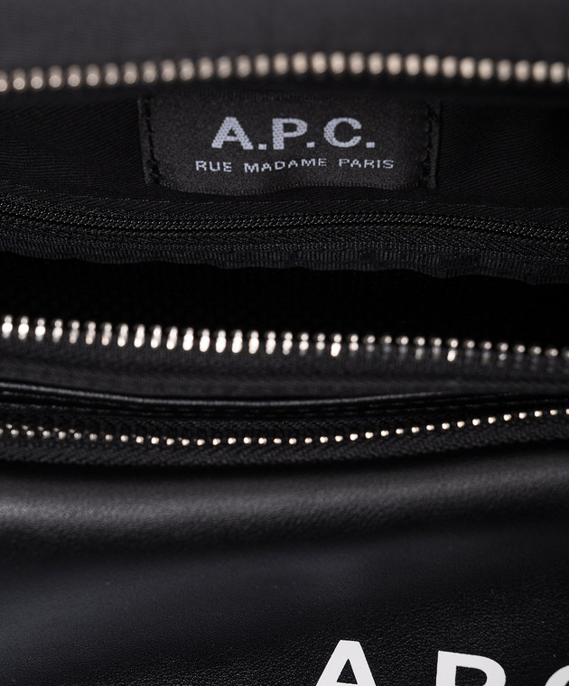 A.P.C - Camden black combo waist bag with logo PAADYH62167 - shop with ...