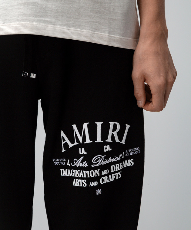 AMIRI - Black logo joggers PXMJP001 - shop with European delivery at Symbol