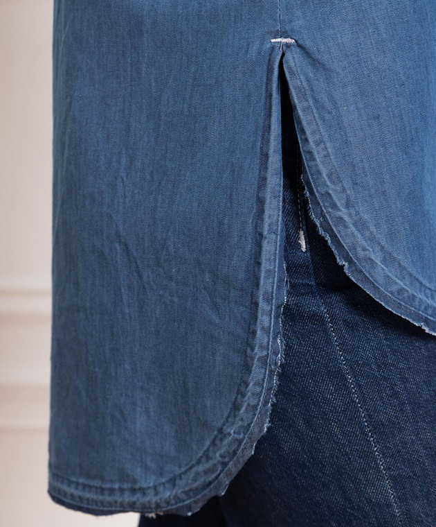 Max & Co - Blue denim shirt PRESSE - shop with European delivery at Symbol