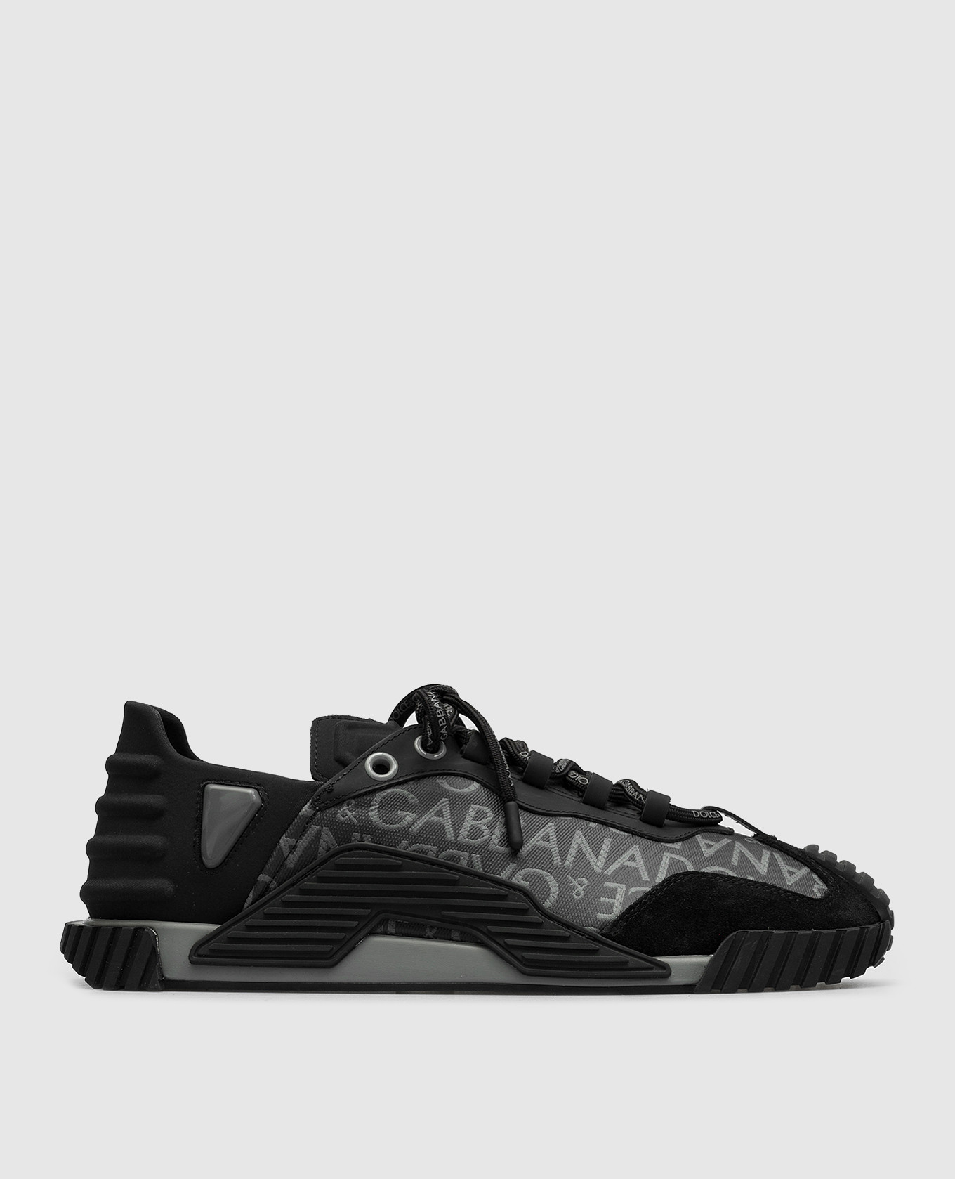 Dolce&Gabbana - Black NS1 logo combo sneakers CS1810AM998 - shop with ...