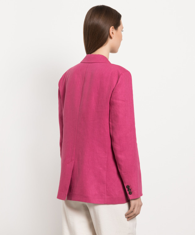 Max Mara - Sofia pink linen jacket SOFIA - buy with Sweden delivery at Symbol