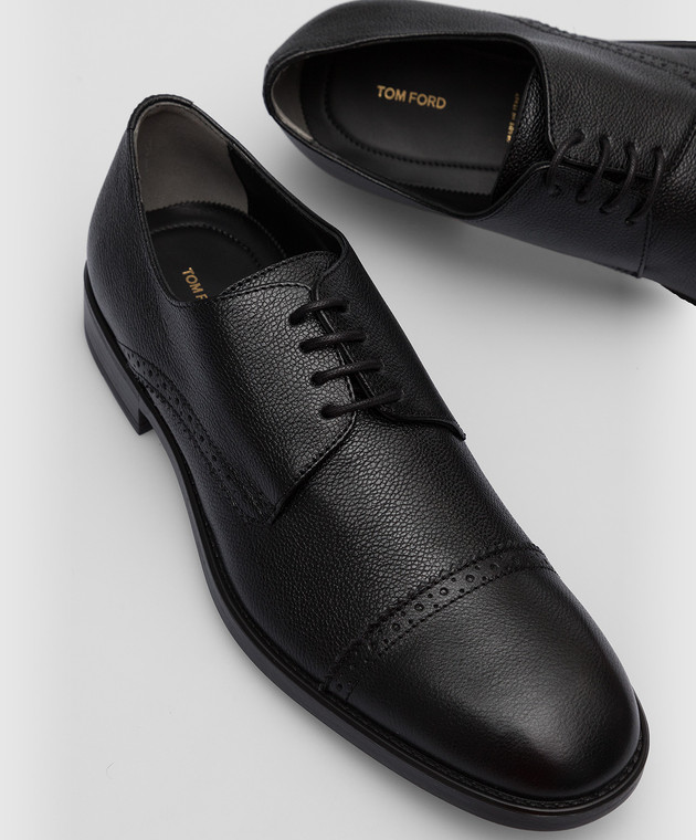 Tom Ford - Black Leather Brogues J1369RLCL281 - buy with European ...