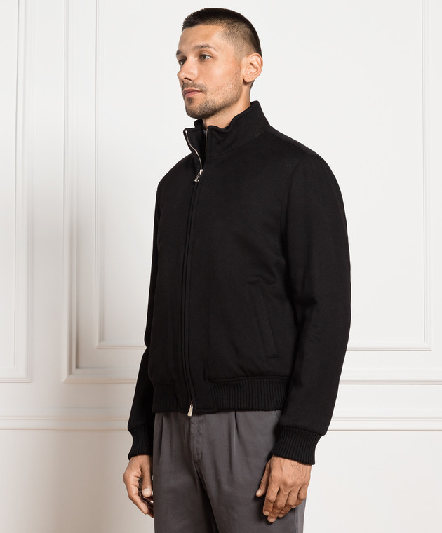 Enrico Mandelli - Black cashmere jacket A7T7024816 - shop with Latvia ...