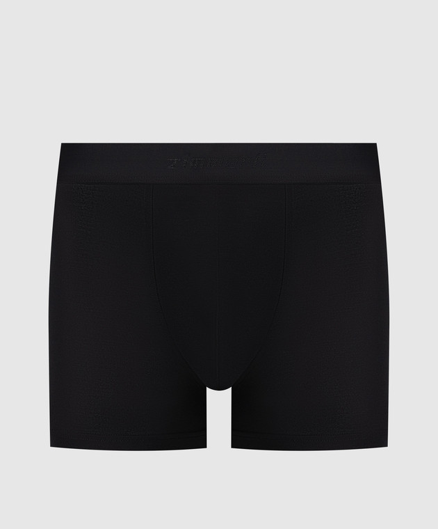 Zimmerli - Pureness logo boxer briefs in black 7001343 - shop with ...