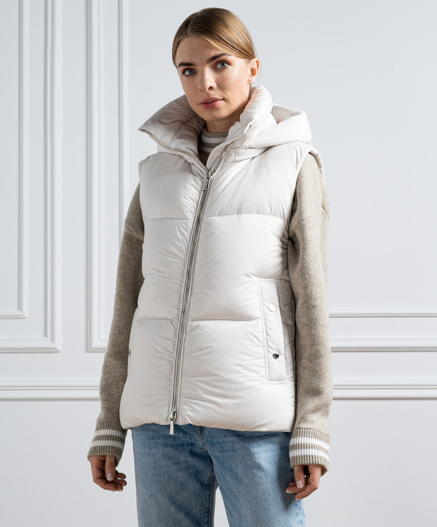 MooRER - Fuente-S3 white down vest FUENTES3 - shop with Slovakia ...