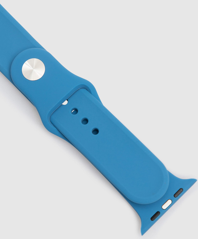 Off-White - Blue iWatch strap with embossed logo OMZG097F22PLA002 ...