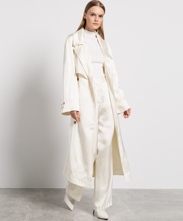 Lou Lou Studio - White Lonna double-breasted trench coat LONNA - shop ...