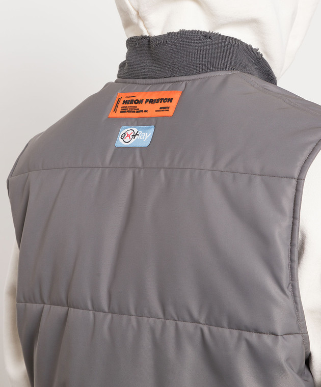 Heron Preston - Gray vest with logo HMEX001S23FAB001 - shop with Sweden ...