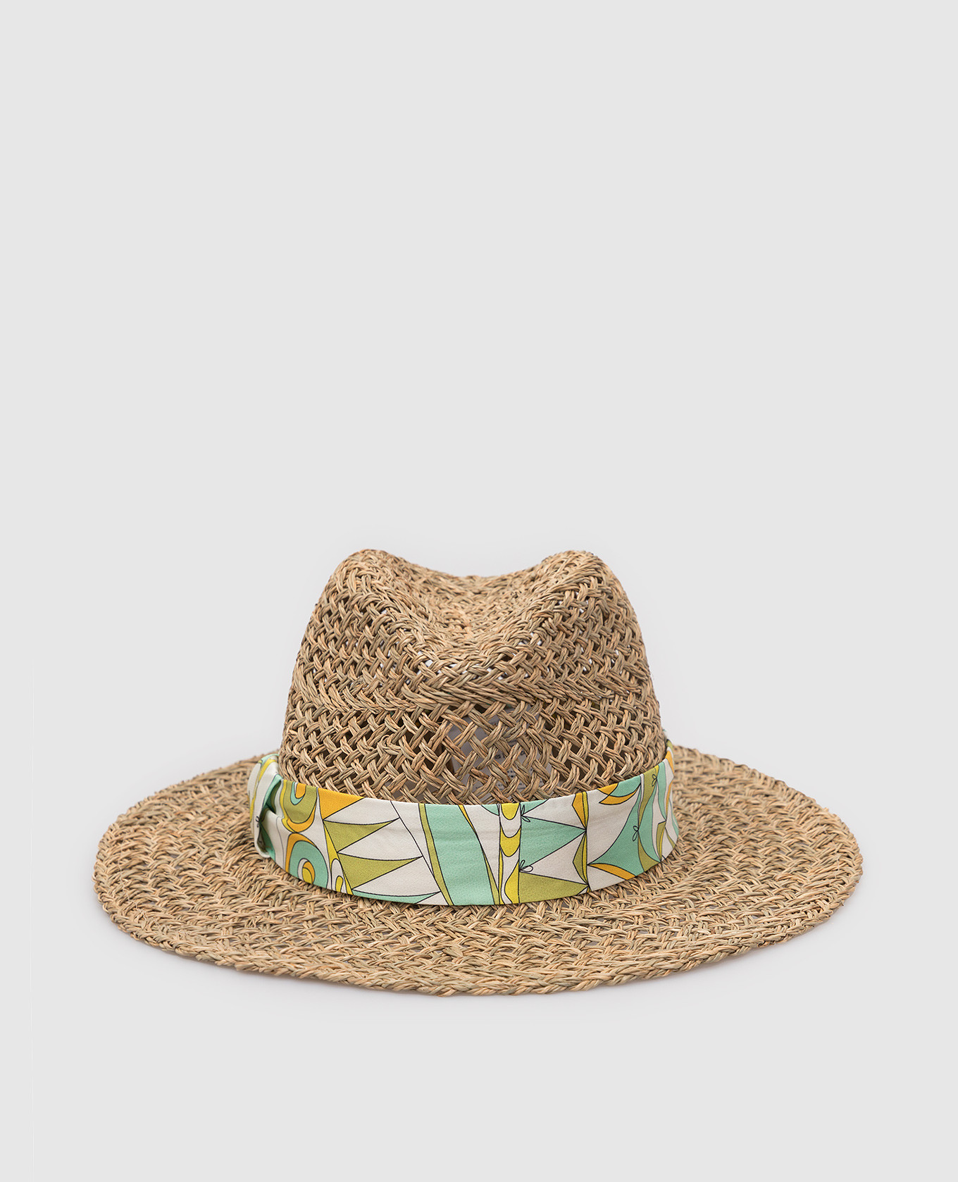 Emilio Pucci - Straw hat with Bandierine print 2EGF322E904 - shop with ...