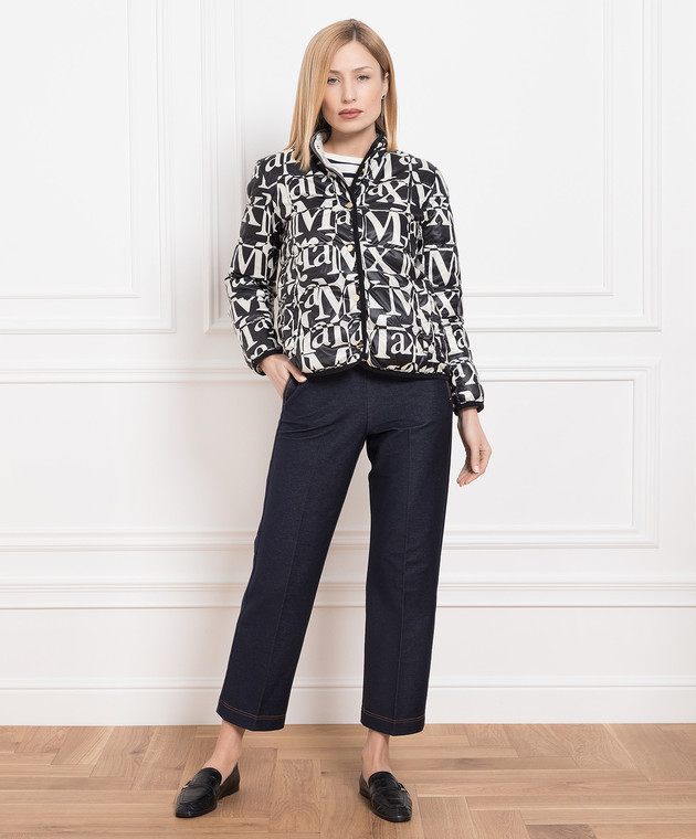 Max Mara - Double-sided Seibi logo print down jacket SEIBI - online ...