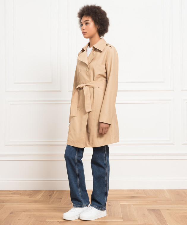 Max & Co - Milo Beige Double Breasted Trench Coat MILO - shop with ...