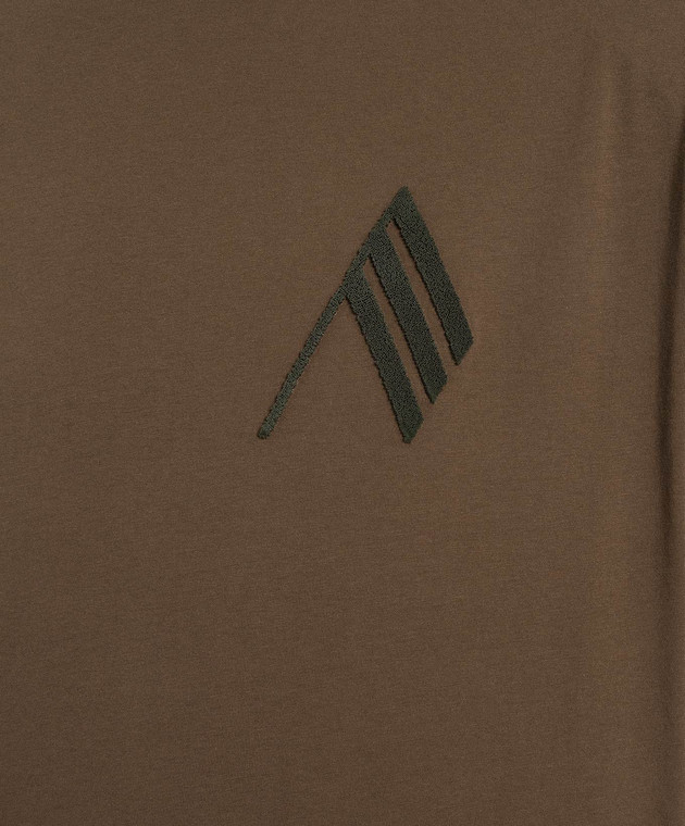 Atico Logo The Attico Purple T Shirt By Kylie With A Textured Logo
