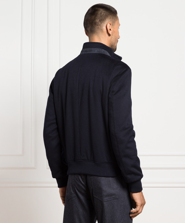 Enrico Mandelli - Blue cashmere jacket A7T7024816 - shop with Latvia ...