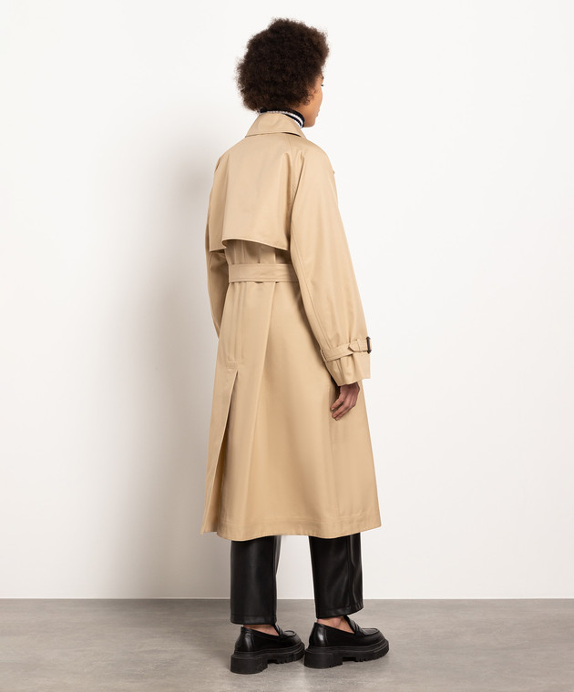 Max Mara Weekend - Canasta beige double-breasted trench coat CANASTA - shop with European ...