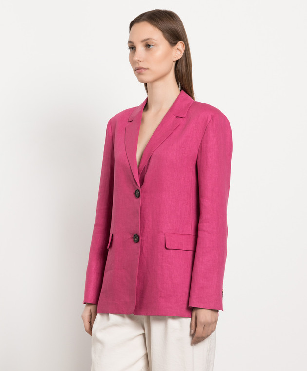 Max Mara - Sofia pink linen jacket SOFIA - buy with Sweden delivery at Symbol