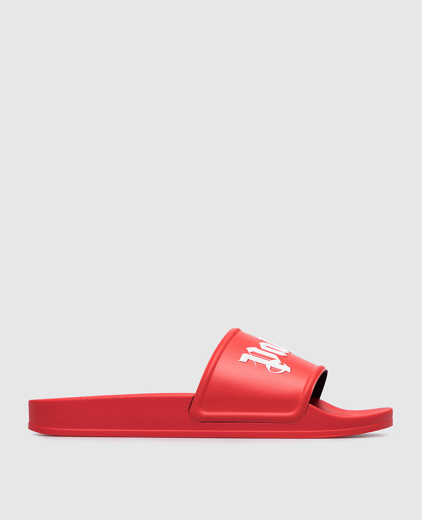 Palm Angels - Red sliders with textured logo PMIC001C99PLA001 - buy ...