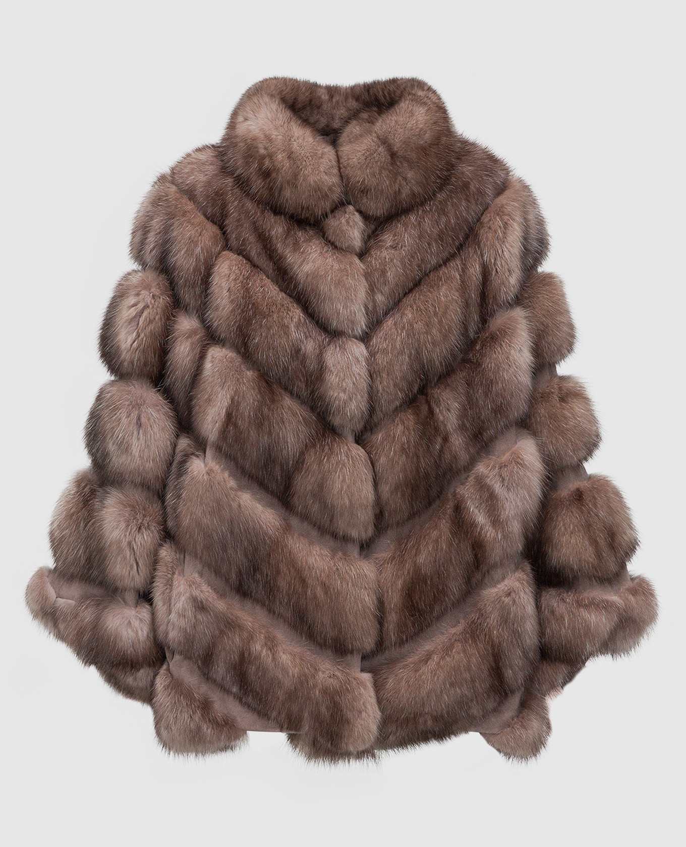 MalaMati - Brown fur coat Darina made of sable fur DARINA - shop with European delivery at Symbol