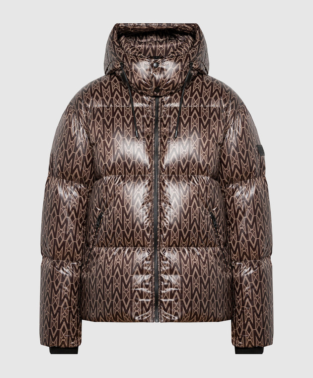 Mackage - Kent-MG monogram logo down jacket in brown KENTMG - shop with ...