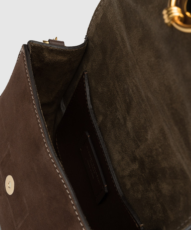 Gianni Chiarini - Meg brown suede messenger bag BS9015CMPLMCP - shop ...