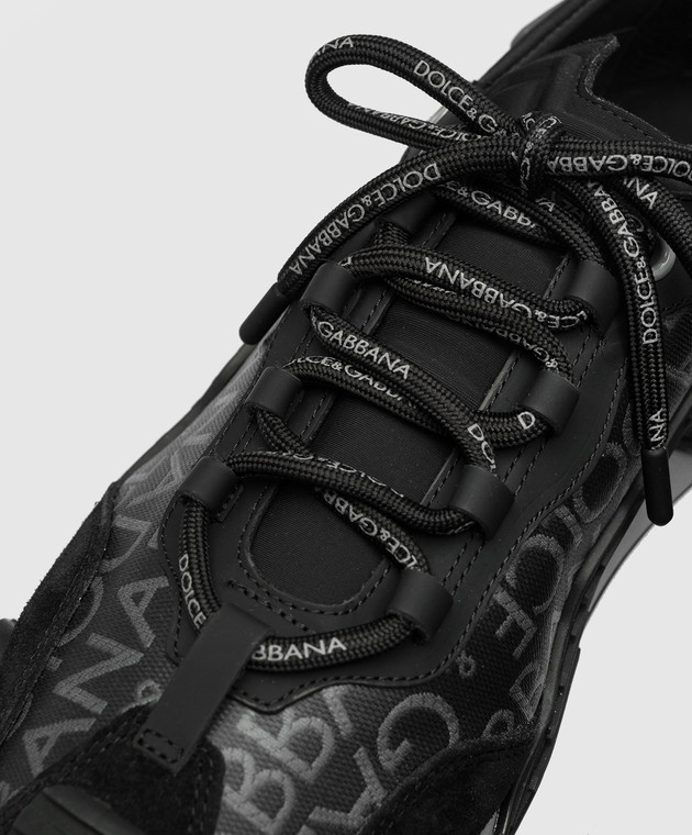 Dolce&Gabbana - Black NS1 logo combo sneakers CS1810AM998 - shop with ...