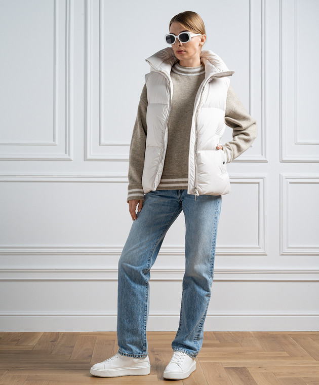 MooRER - Fuente-S3 white down vest FUENTES3 - shop with Slovakia ...