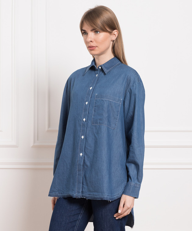 Max & Co - Blue denim shirt PRESSE - shop with European delivery at Symbol