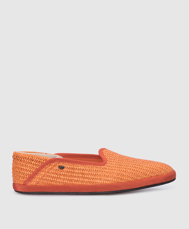 Max Mara Weekend - Orange Woven Loafers PAPY - shop with European delivery at Symbol