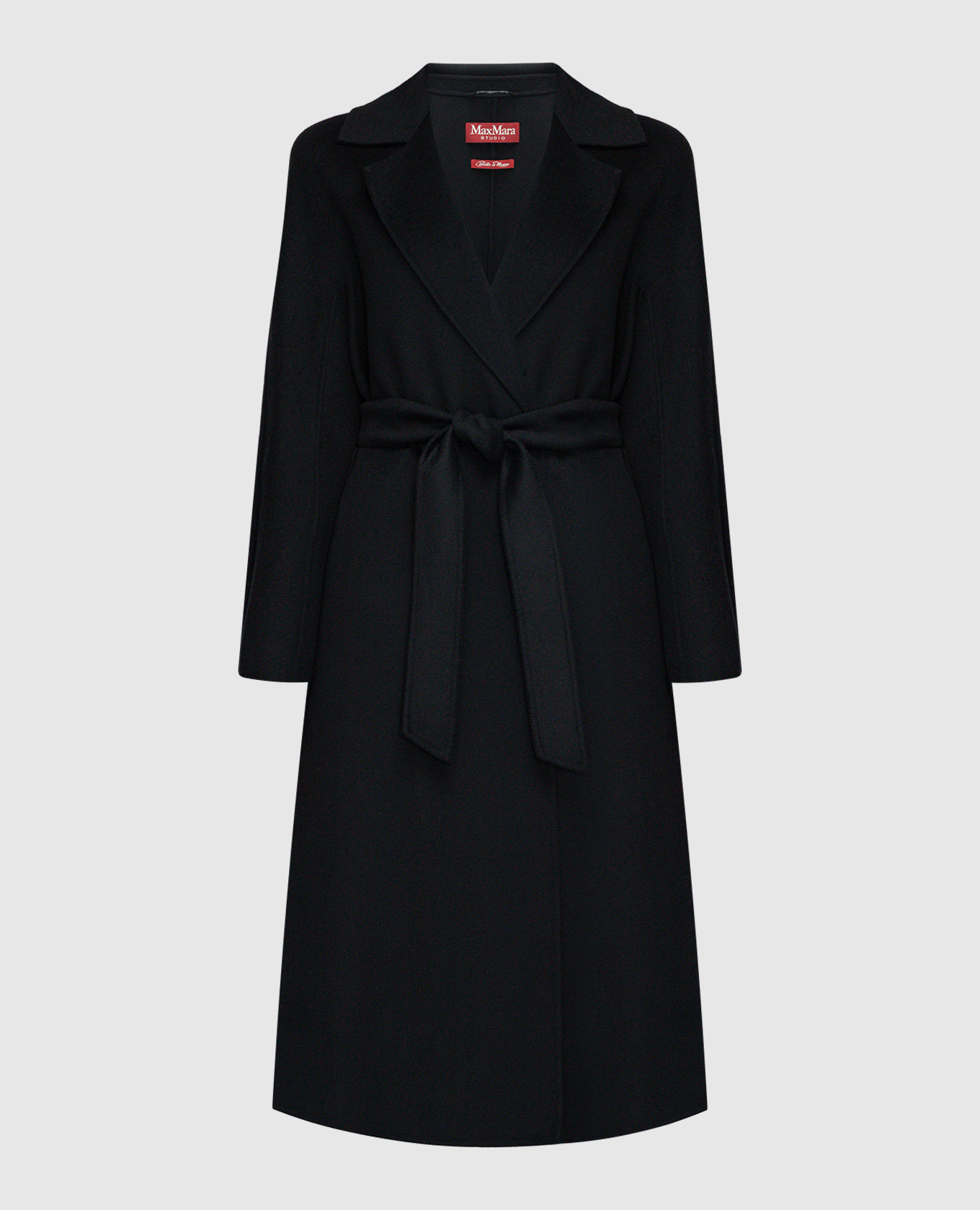 Max Mara Cles Black Wool Cashmere And Silk Coat Cles Buy With Czech Republic Delivery At Symbol